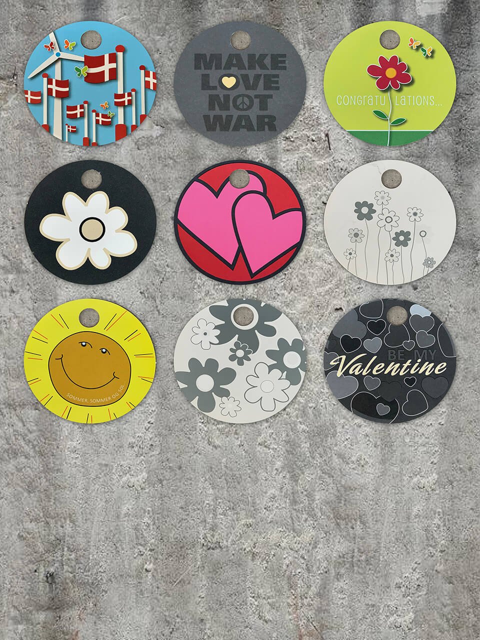 Runde Kort - Mix - A2 Living ApS