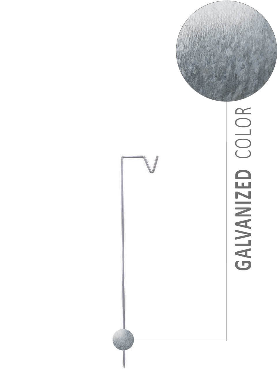 Mini 'Galv-look' spyd t. Hængelanterne - Tilbehør t. Lanterner - A2 Living ApS